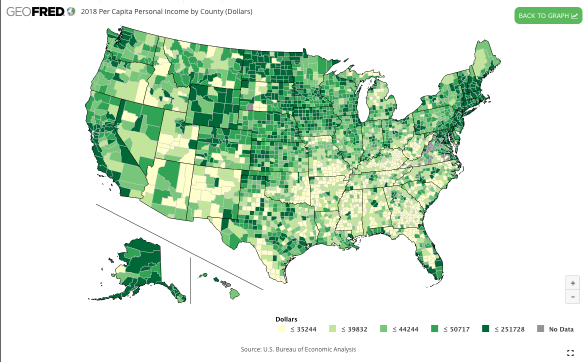 The 9 Maps of FRED | St. Louis Fed Economic Research